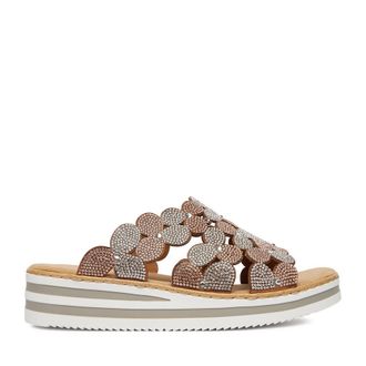 Rieker Pantoletten Rieker CEO-V02R8-90 Goldfarben