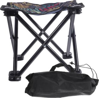 Yarnow Faltbarer Campinghocker mit Stabilem Stahlrahmen Leichter Tragbarer Angelstuhl und Vielseitiger Klapphocker f&uuml;r Outdoor Zuhause und Angeln Inkl Prakti