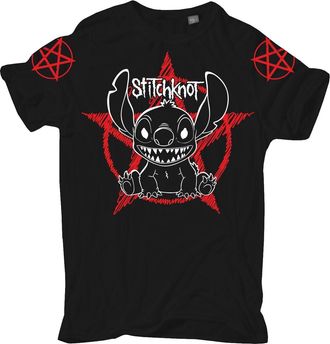 Spass Kostet Herren Tshirt Stitchknot Black Heavy Metal Emo Goth Devil Inside Funshirts Gr&ouml;&szlig;e S - 5XL
