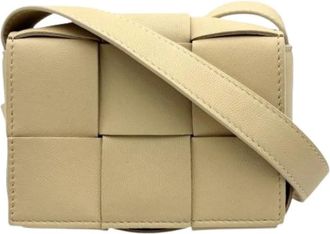 Bottega Veneta Sac bandouli&egrave;re vintage Pre-owned - Femme - Pre-owned - Beige - Taille: ONE Size