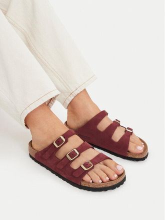 Birkenstock Pantoletten Florida 1033172 Dunkelrot