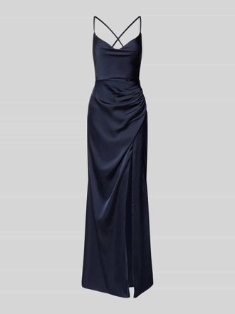 Laona Abendkleid aus Satin mit Gehschlitz