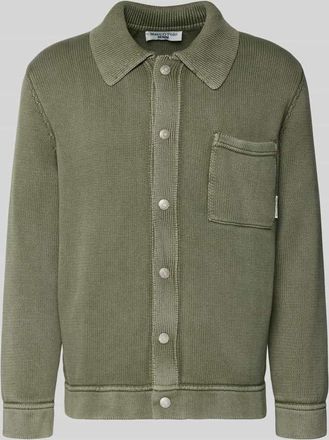 Marc O'Polo Denim Relaxed Fit Strickjacke aus reiner Baumwolle