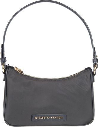 Elisabetta Franchi Femme, Sacs, Noir, Taille: ONE Size Sac port&eacute; &eacute;paule avec anneau