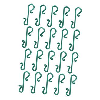 DOITOOL 100st&uuml;cke Kranzhaken aus Kunststoff Weihnachtsschmuckhaken Haken f&uuml;r Weihnachtsschmuck Schlichtes Design Haushaltsweihnachtshaken