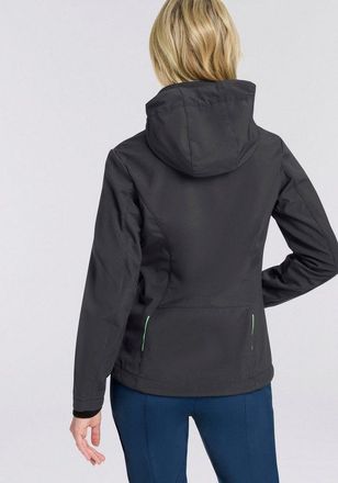 F.lli Campagnolo Softshelljacke WOMAN JACKET ZIP HOOD sportlicher Stil, w&auml;rmend, wind- und wasserabweisend, &Uuml;bergangsjacke