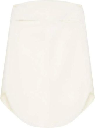 Courr&egrave;ges Jupe Heritage Circulaire - Femme - Jupes - Blanc - Taille: 40 FR
