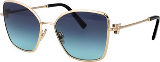 Tiffany & Co. 0TF3102B Gradient Lens Sunglasses - Gold