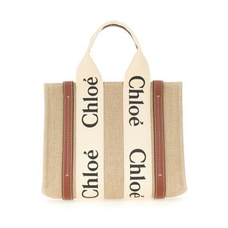 Chlo&eacute; Kleine Woody Tote Bag - - Bags - Damen - Beige - ONE SIZE