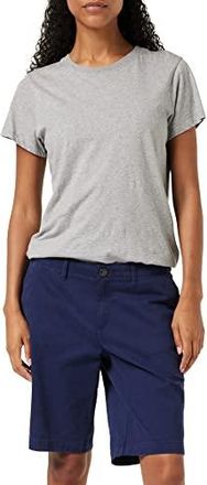 Superdry Femme Short Chino City Bleu Marine Atlantique 36