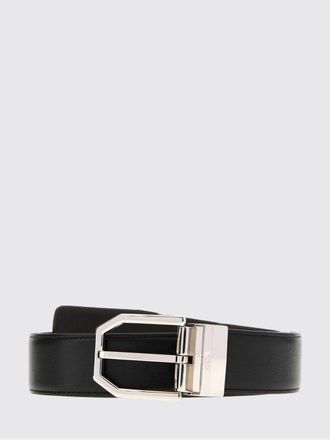 Brioni Ceinture r&eacute;versible en cuir de veau lisse avec boucle &agrave; logo grav&eacute;