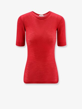 Versace Ribbed cotton t-shirt - VERSACE - gender_Woman