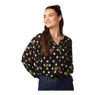 King Louie Femme, Blouses et Chemises, Multicolore, Taille: 42 FR Leila Blouse Briny