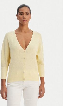 Morgan Strickjacke 251-MBATSI Gelb Slim Fit