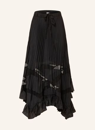 Claudie Pierlot Claudie Pierlot Plisseerock Mit Mesh schwarz