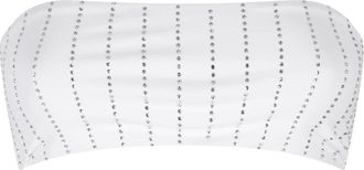 MC2 Saint Barth Femme, Maillots de bain, Blanc, Taille: 38 FR Rebby Bikini Top