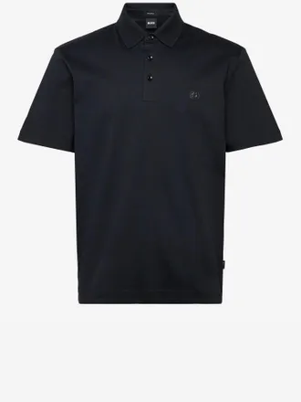HUGO BOSS Cotton Polo Shirt - Navy