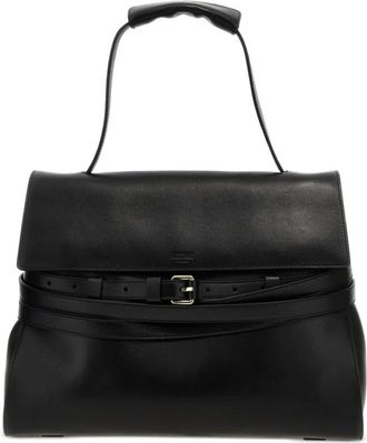 Moschino Femme, Sacs, Noir, Taille: ONE Size Sac bandouli&egrave;re &agrave; rabat