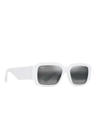 Maui Jim lunettes de soleil K&uuml;pale &agrave; monture rectangulaire - Blanc