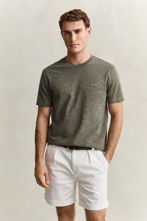 GANT Herren Gewaschenes T-Shirt (XXXL) DRY HERB Gr&uuml;n
