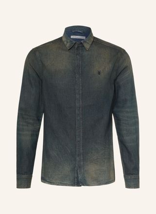 AllSaints Allsaints Jeanshemd Gleason Extra Slim Fit grau