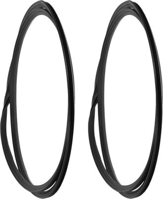 Lurrose 2 St&uuml;ck Salon Stuhl Gummiring rutschfeste Stuhlbeinschoner f&uuml;r Friseurst&uuml;hle Robustes Gummi Boden Schutz Antirutsch Gummikappen f&uuml;r Barbersessel Einfa