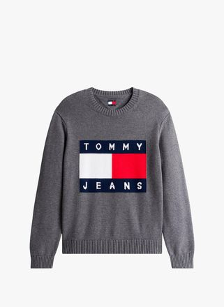 Tommy Hilfiger Pull chin&eacute; &agrave; badge drapeau