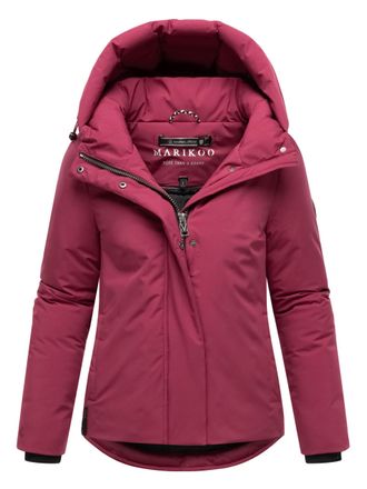 Marikoo Damen Winterjacke Yeminaa mit Kapuze & warmem Fleecefutter
