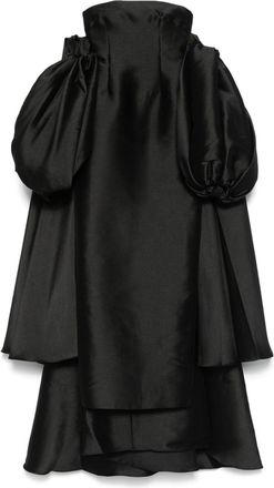 Solace London robe Lea à coupe longue - Noir