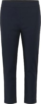 Part Two Femme, Pantalons, Bleu, Taille: 38 FR Pantalon bleu marine à taille élastique et longueur raccourcie