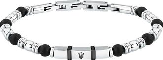 Maserati Bracelet en acier et agate