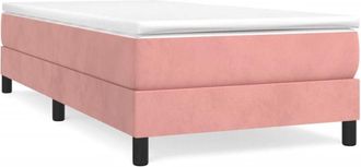 vidaXL Bettgestell Rosa 80x200 cm Samt Vidaxl