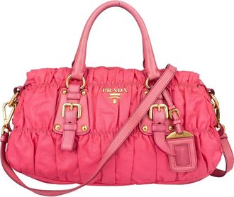 Prada Crossbody Bags - Prada Pink Nylon City Handbag - Gr. unisize - in Gold - f&uuml;r Damen