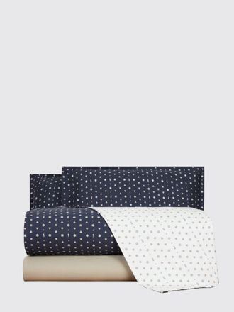 Trussardi Parure de couette double Bowtie en satin de coton &agrave; imprim&eacute; g&eacute;om&eacute;trique