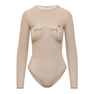 Fiorucci Double Angel Bodysuit - - Tops - Damen - Beige - XS