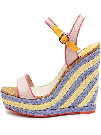 Sophia Webster espadrilles Lucita en toile - Rose