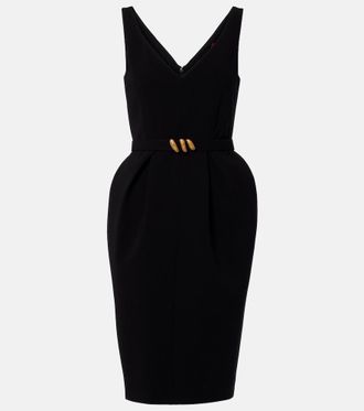 Max Mara Midikleid aus Cady