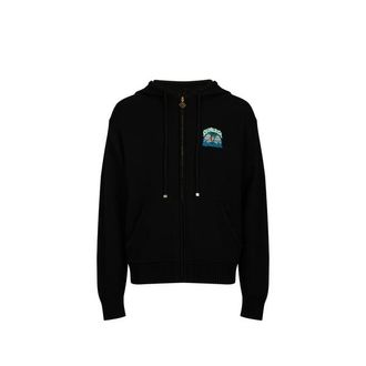 Casablanca Cardigan zipp&eacute; &agrave; capuche en laine
