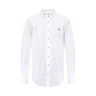 Vivienne Westwood Homme, Chemises, Blanc, Taille: 2XL Chemise Krall &agrave; deux boutons