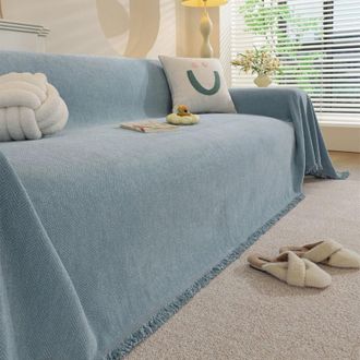 Generic Eleganz Sofa &Uuml;berwurfdecke Couch &Uuml;berw&uuml;rf Sofa&uuml;berwurf Decke Couchdecke &Uuml;berwurf mit Quasten 1/2/3/4/5 Sitzer L Form Ecksofa Sofadecke Sessel Decke So