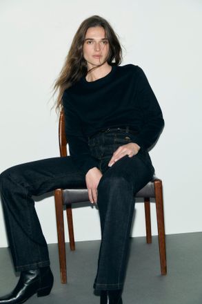 Gerard Darel T-shirt en coton &eacute;pais - BARA - Noir