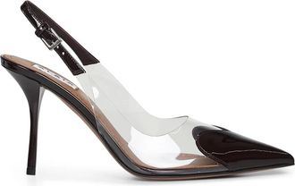 Alaia Femme, Chaussures, Violet, Taille: 37 1/2 EU Le Coeur Slingbacks