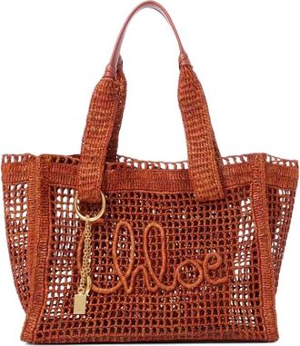 Chlo&eacute; Femme, Sacs, Brun, Taille: ONE Size Summer Banana Tote Bag