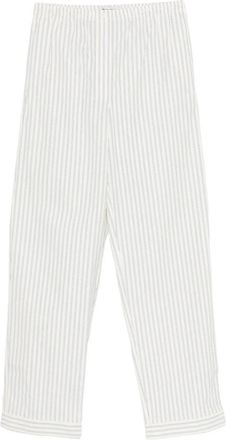 Miu Miu striped trousers - Nude
