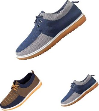Generic Chaussures de travail &agrave; lacets pour homme - Chaussures de planche d&eacute;contract&eacute;es classiques et tendance - Chaussures de marche l&eacute;g&egrave;res - Semelle int&eacute;ri