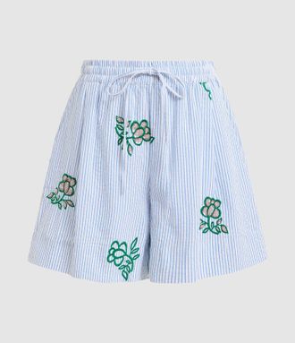 Essentiel Short Juste Vert Bleu