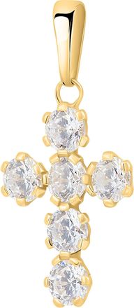 FAVS Anh&auml;nger 375er Gelbgold Zirkonia