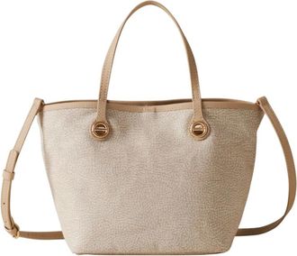 Borbonese Femme, Sacs, Beige, Taille: ONE Size Flight Handbag