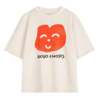 Bobo Choses T-shirt Boxy Joyfull Face Coton Bio - Collection Femme Bobo Choses
