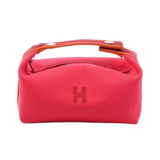 Herm&egrave;s Pre-owned Vintage Canvas Handbag - - Pre-owned - Damen - Rosa - ONE SIZE
